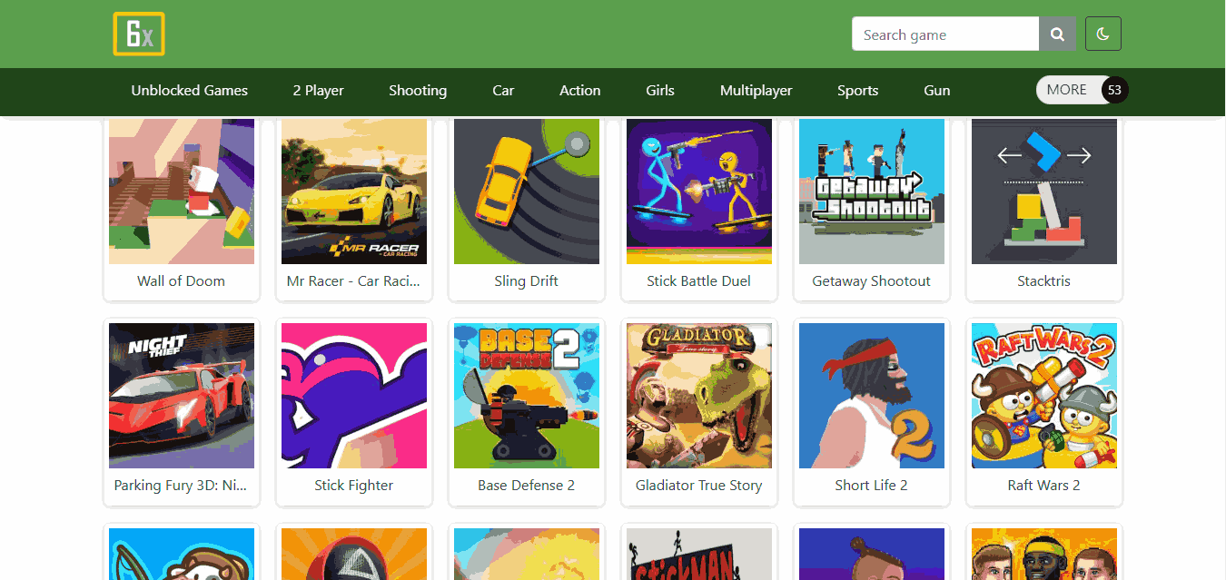 Top 10 Unblocked Games 6x You Can Play Anytime, Anywhere